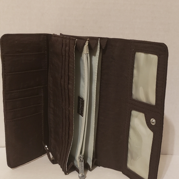 Kipling | Bags | Kipling Lakeisha Chocolate Brown Long Wallet | Poshmark